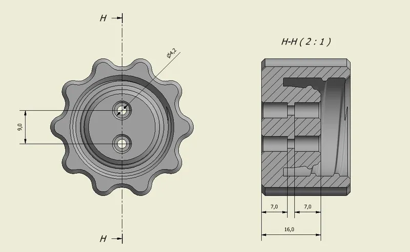 Icebox drain cap (plus bubbler cap) by Big Merona | Download free STL ...
