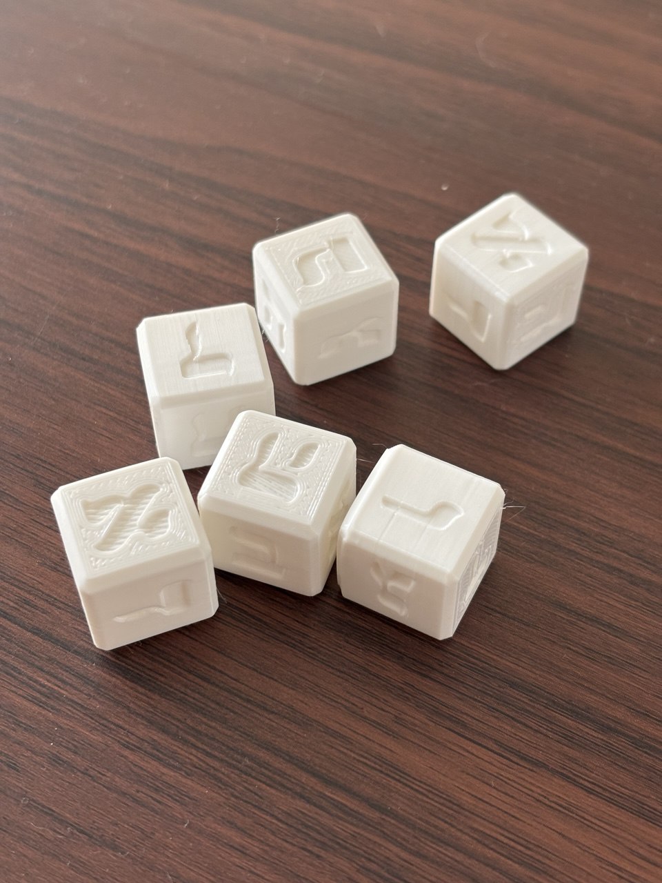 Dice hebrew by Sergey Osnovin | Download free STL model | Printables.com