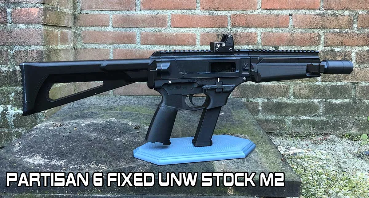 Partisan 9 FIXED UNW partisan 6 butt stock by UntangleWORKS | Download ...