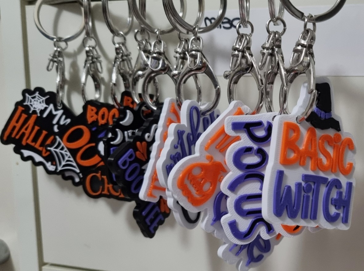 Halloween Keychain Mega Pack x50 by Keuros | Printables Store
