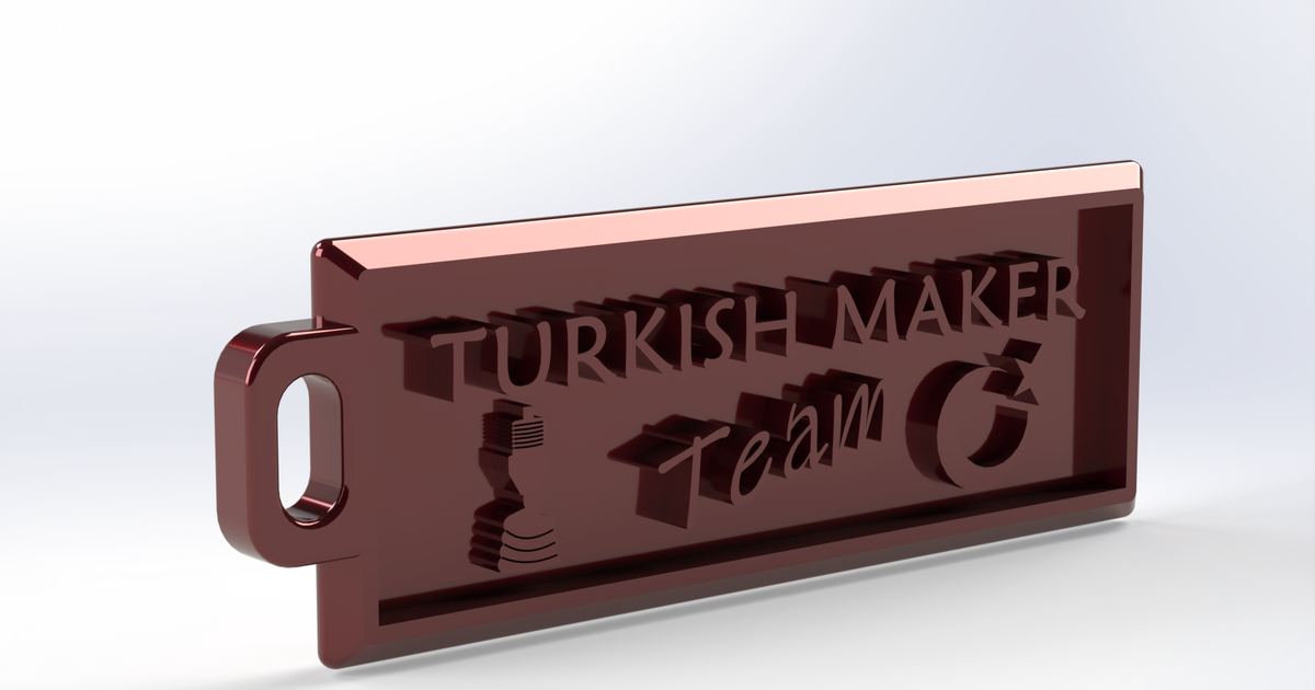 Turkish Maker Team - TMT Keychain - Anahtarlık by Furki | Download free ...