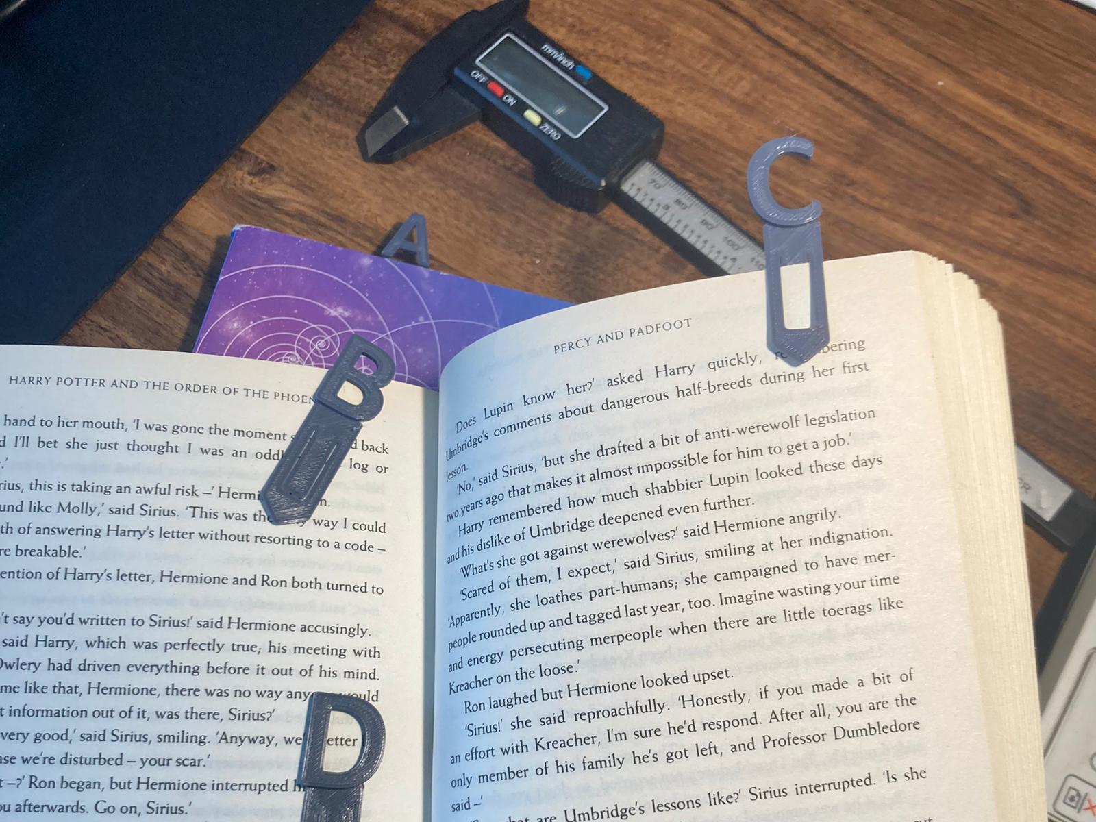 Letter Bookmark ( Custom Names ) by AdamMakesStuff | Download free STL ...