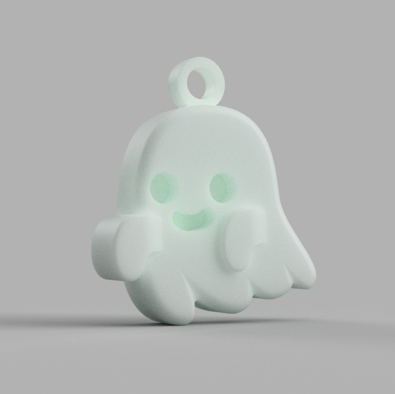 Ghost keychain by Keegan Esh | Download free STL model | Printables.com