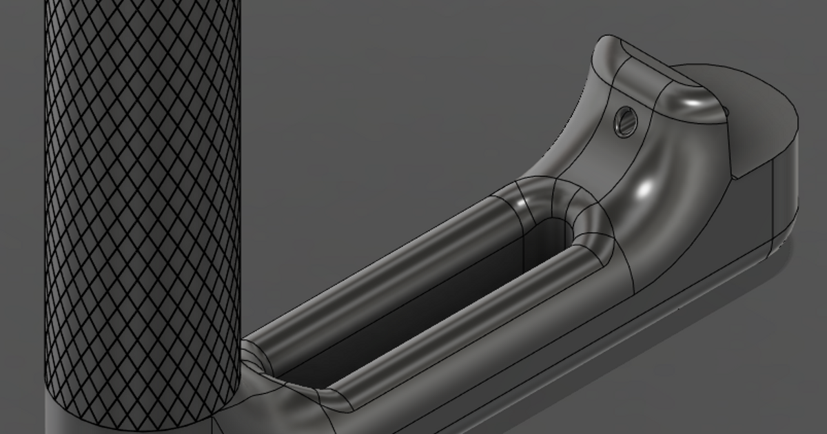 Grip Handle for Bedside Table with Gripping Texture V2 by Jethro ...