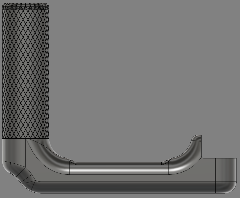 Grip Handle for Bedside Table with Gripping Texture V2 by Jethro ...