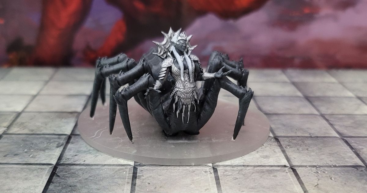 Lolth the Demon Queen of Spiders par MZ4250 | Téléchargez gratuitement un modèle STL ...