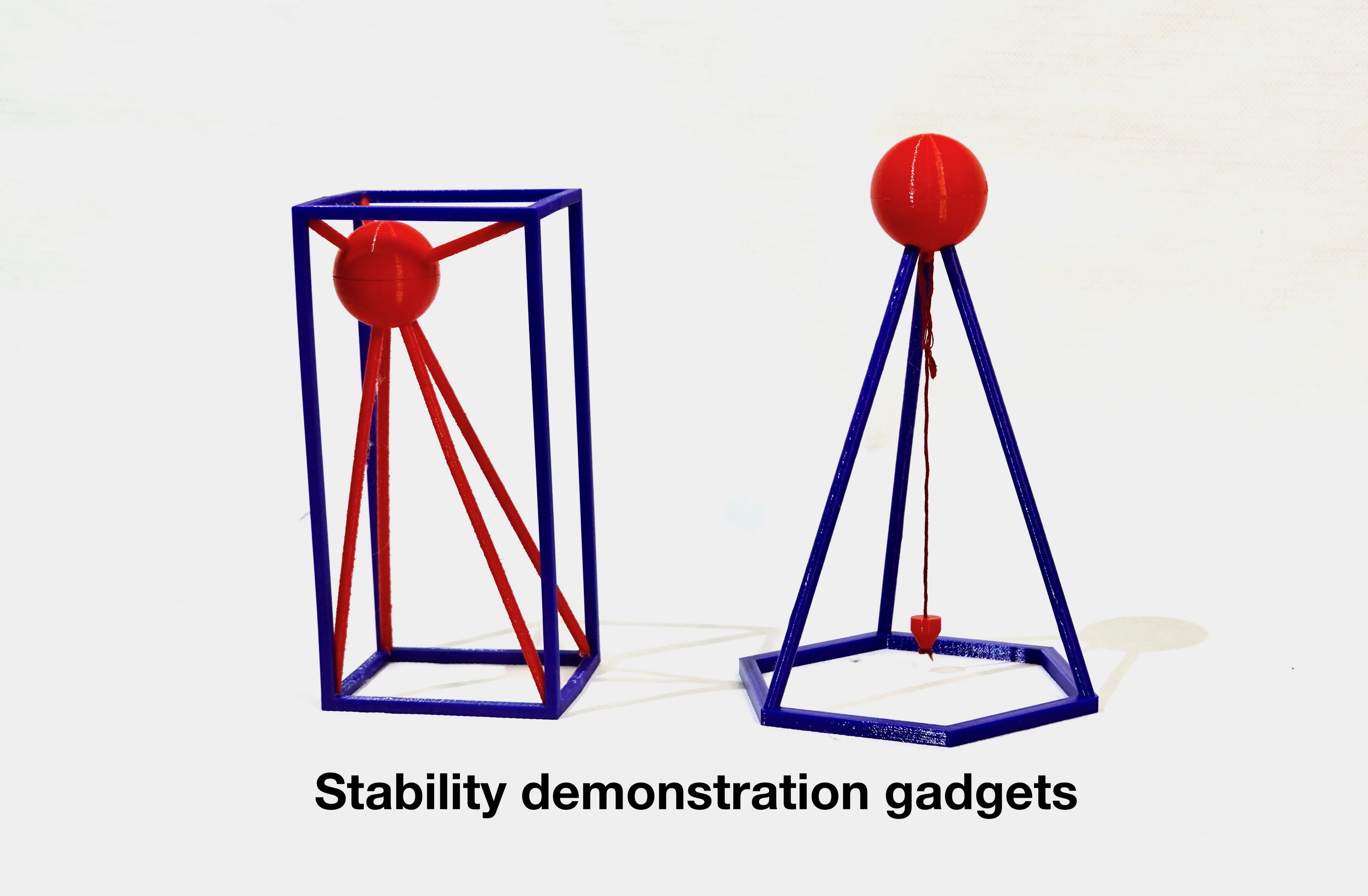 Stability demonstrator by Henk | Download free STL model | Printables.com