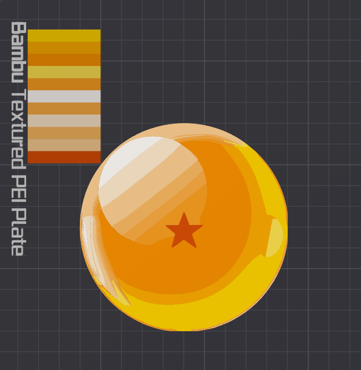 Dragon Ball Z (Dragon balls 1) Sticker by 3DPremiun | Download free STL ...