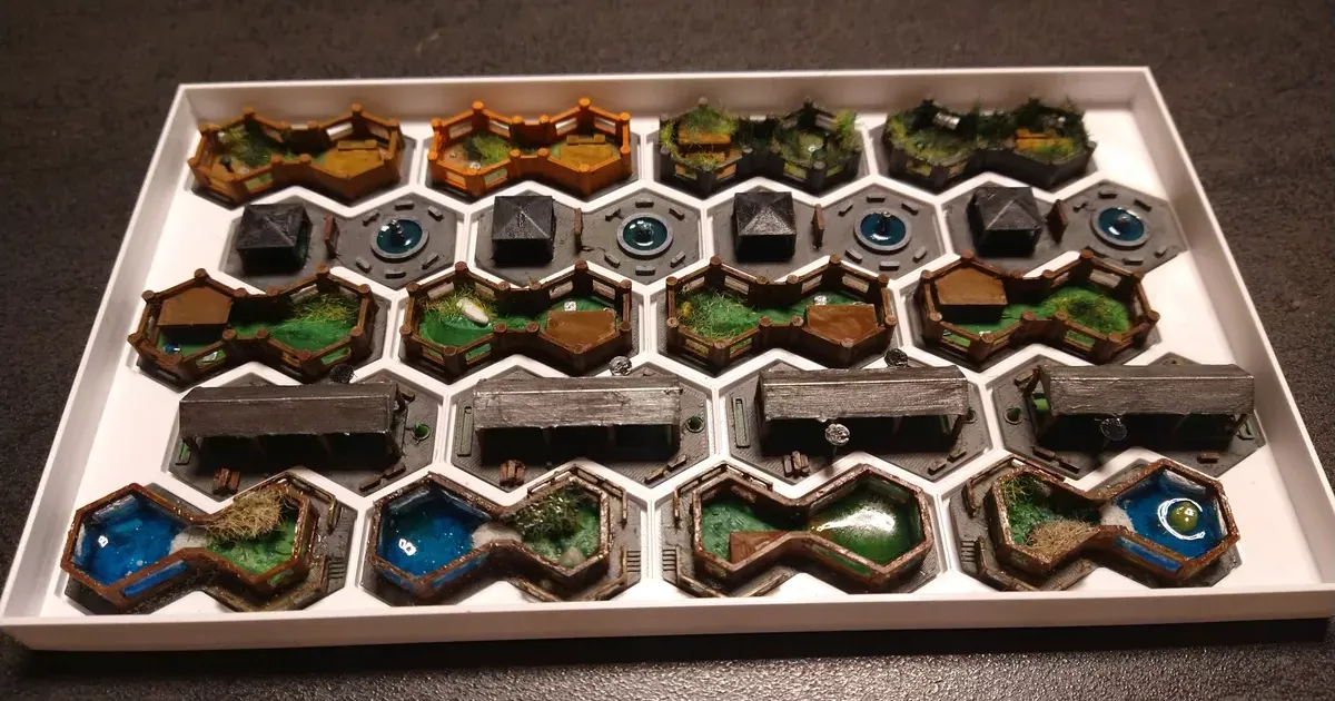 Ark Nova box for 2-tile enclosures by durza | Download free STL model ...