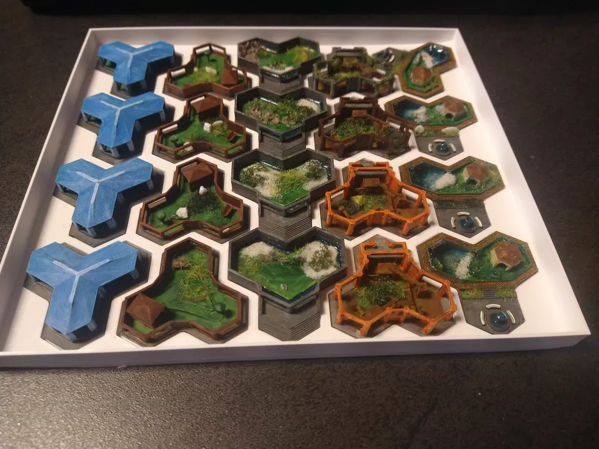 Ark Nova 3-tile enclosures by durza | Download free STL model ...