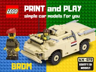 LEGO BRDM by Mgr. Pavel Krist | Download free STL model | Printables.com