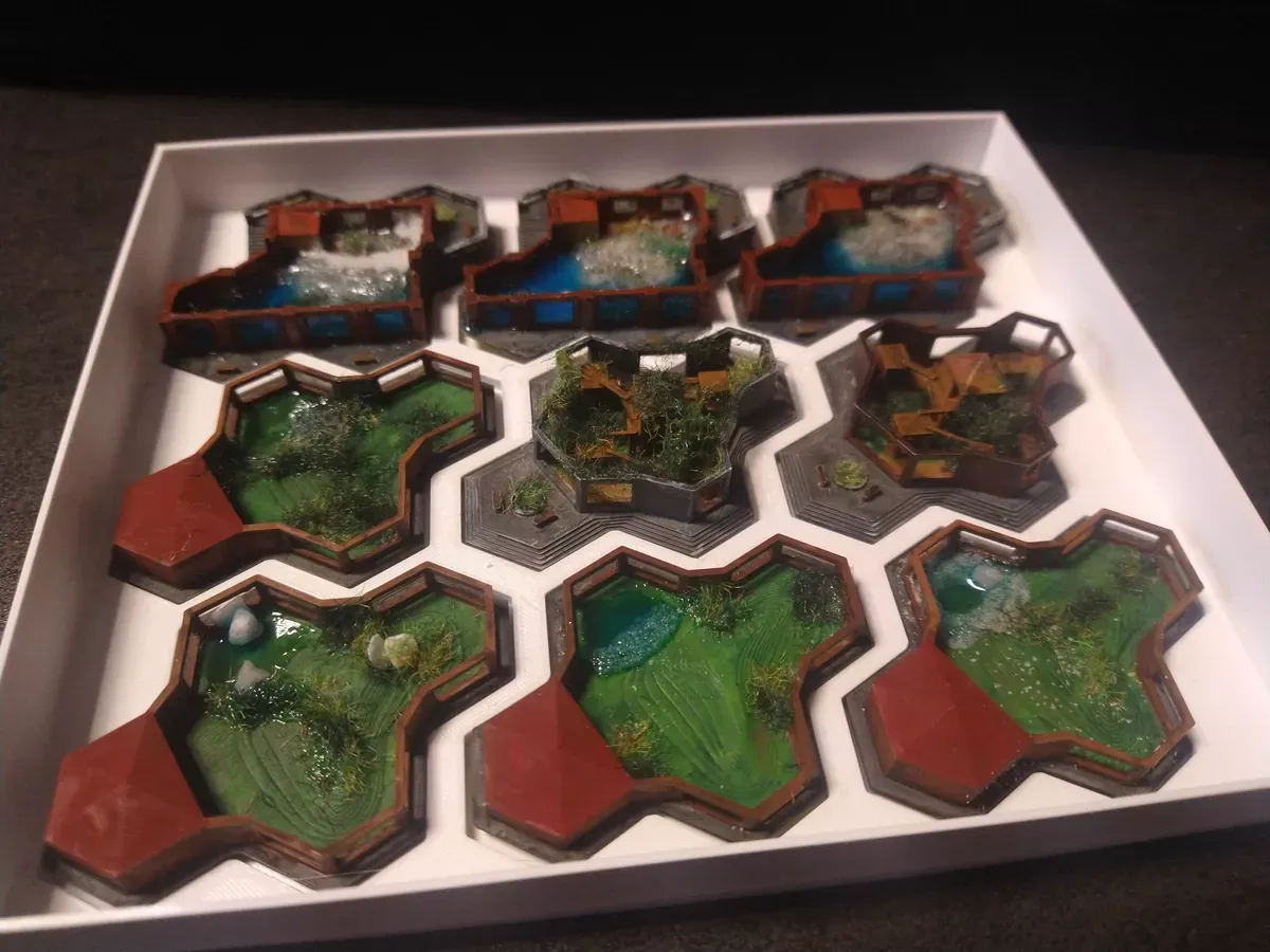 Ark Nova 4-tile enclosures by durza | Download free STL model ...