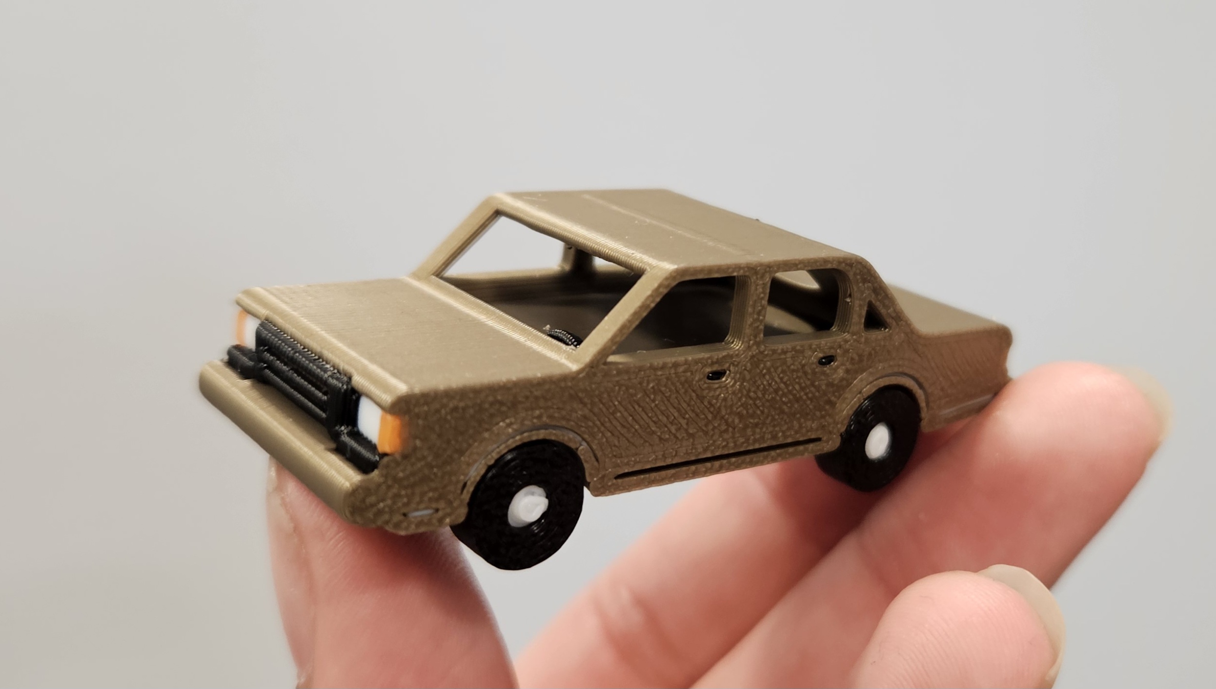 Print in Place Toy Car - Classico by the-unoriginal-rat | Download free ...