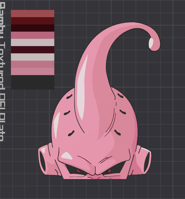 Kid Boo Dragon Ball Z Sticker by 3DPremiun | Download free STL model ...