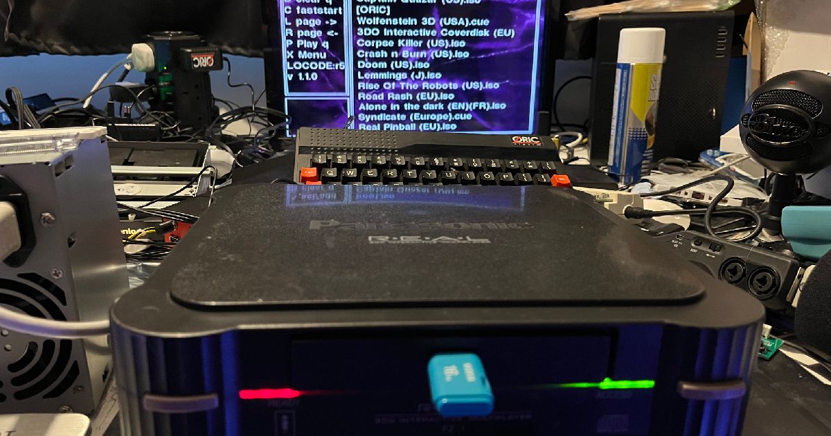 USB Drive Fascia for the Panasonic 3DO FZ-1 by Johnny Blanchard ...