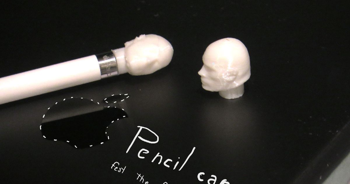 Apple Pencil the Rock Cap (1st gen) by emachestnut | Download free STL ...