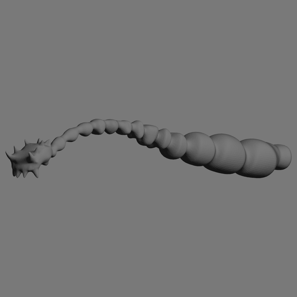 Vertebrae worm scratcher by Maicon Leonard | Download free STL model ...