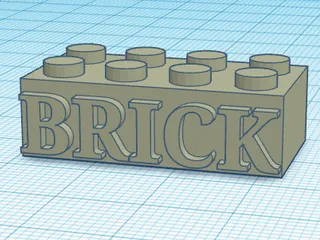 BRICK Brick by J.H. | Download free STL model | Printables.com