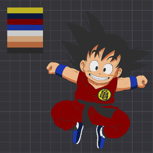 Kid Goku Sticker dragon ball Z by 3DPremiun | Download free STL model ...