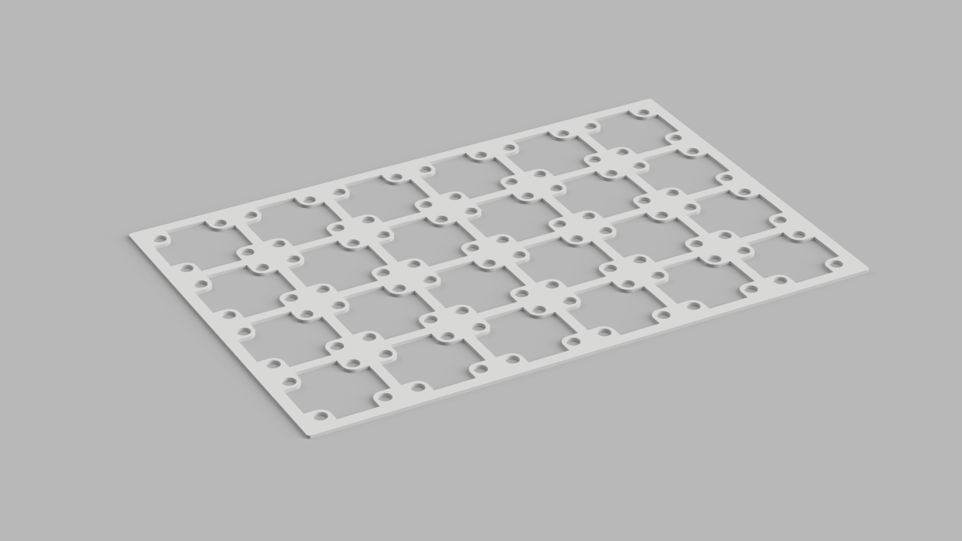 Parametric Laser Cut Gridfinity Base Plate with or without Magnets por ...