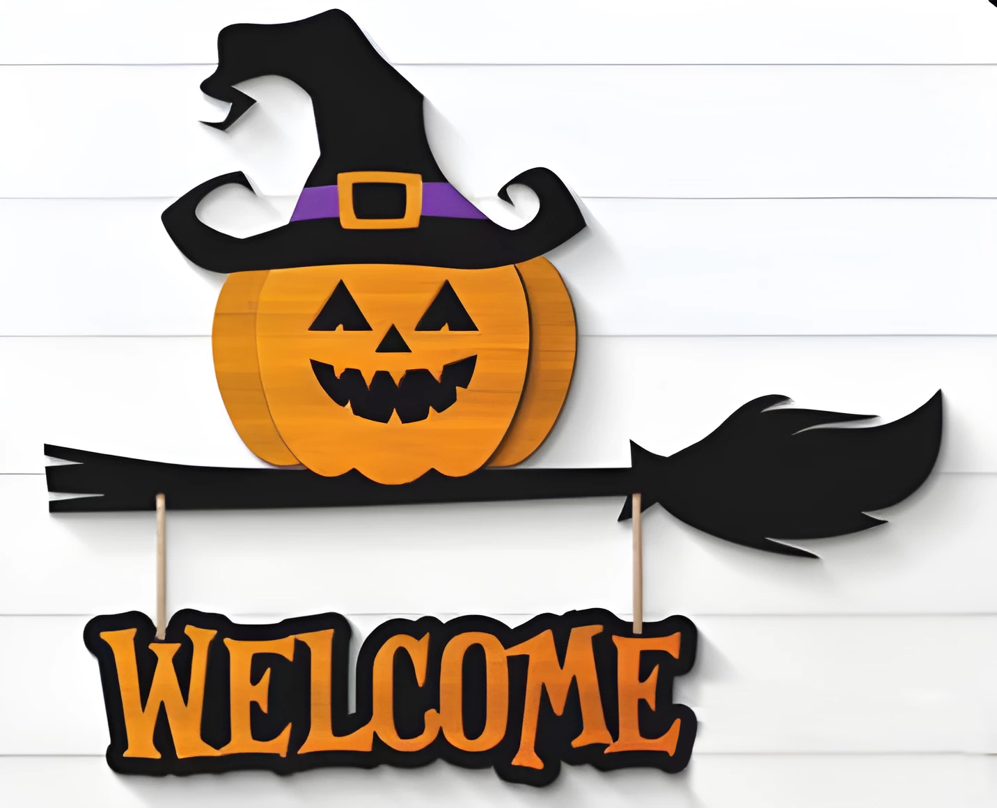 Welcome Halloween Sign for Wall or Door by Rag3d | Download free STL ...