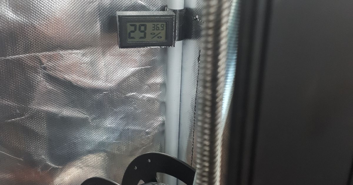 Creality enclosure humidity & temperature sensor holder by @Sebazzz ...