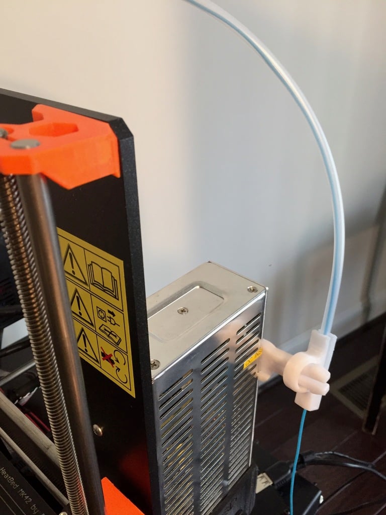 Filament Feed Tube and Mount (designed by Lulzbot) by theFPVgeek ...