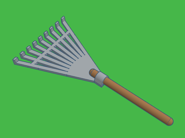 Back Rake - Back Scratcher by Graybub | Download free STL model ...