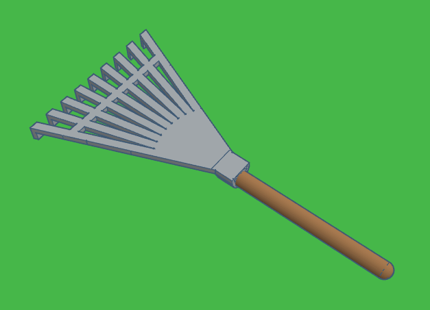 Back Rake - Back Scratcher by Graybub | Download free STL model ...