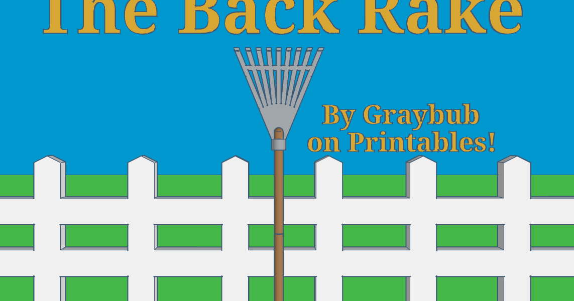 Back Rake - Back Scratcher by Graybub | Download free STL model ...