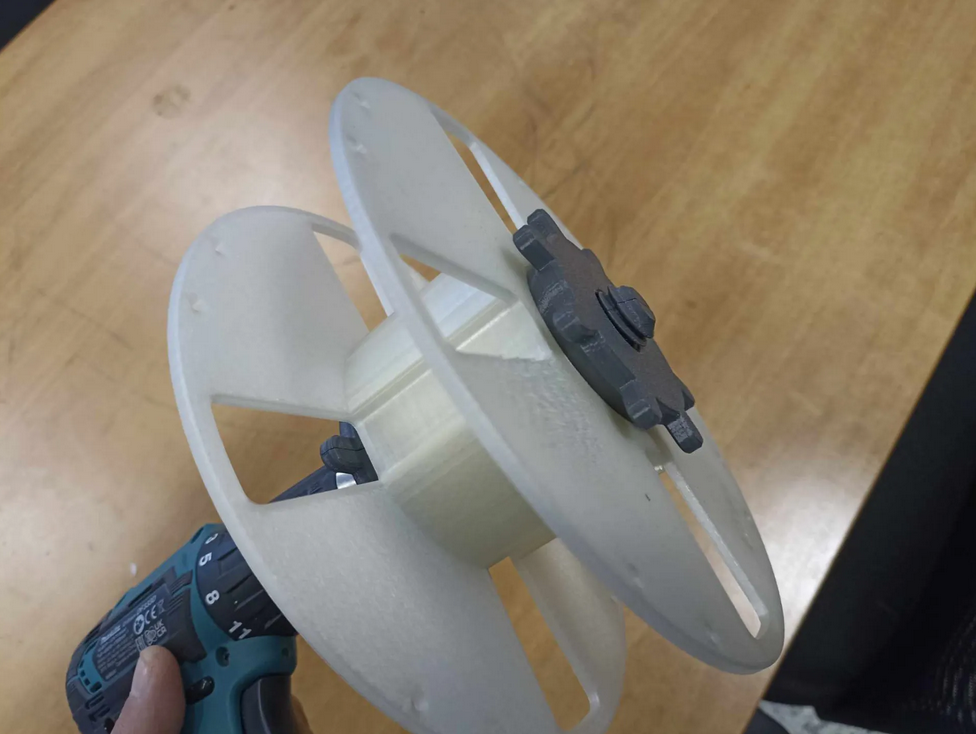 Spool Rewinder on the drill by Vajcner | Download free STL model ...
