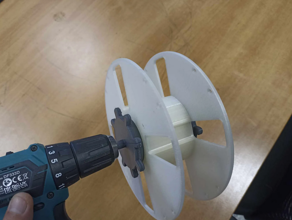 Spool Rewinder on the drill by Vajcner | Download free STL model ...