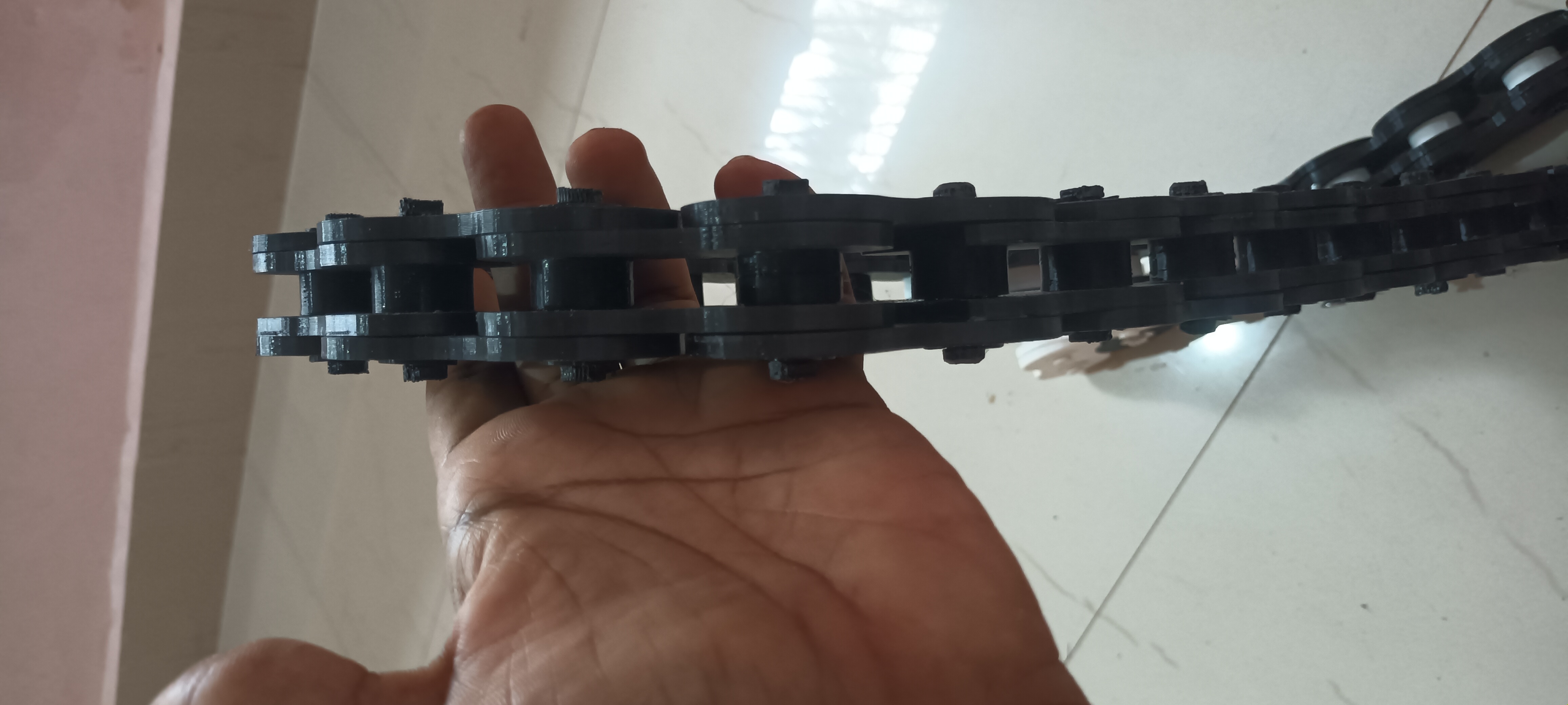 Chain link Jumbo size 80mm link by Quick Making | Download free STL ...