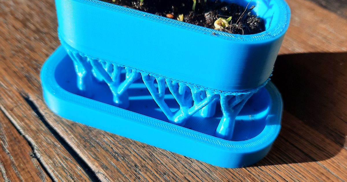 tree support planter por cool 3d prints | Descargar modelo STL gratuito ...