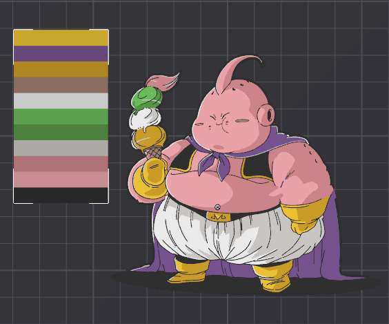 Majin Boo Sticker dbz by 3DPremiun | Download free STL model ...