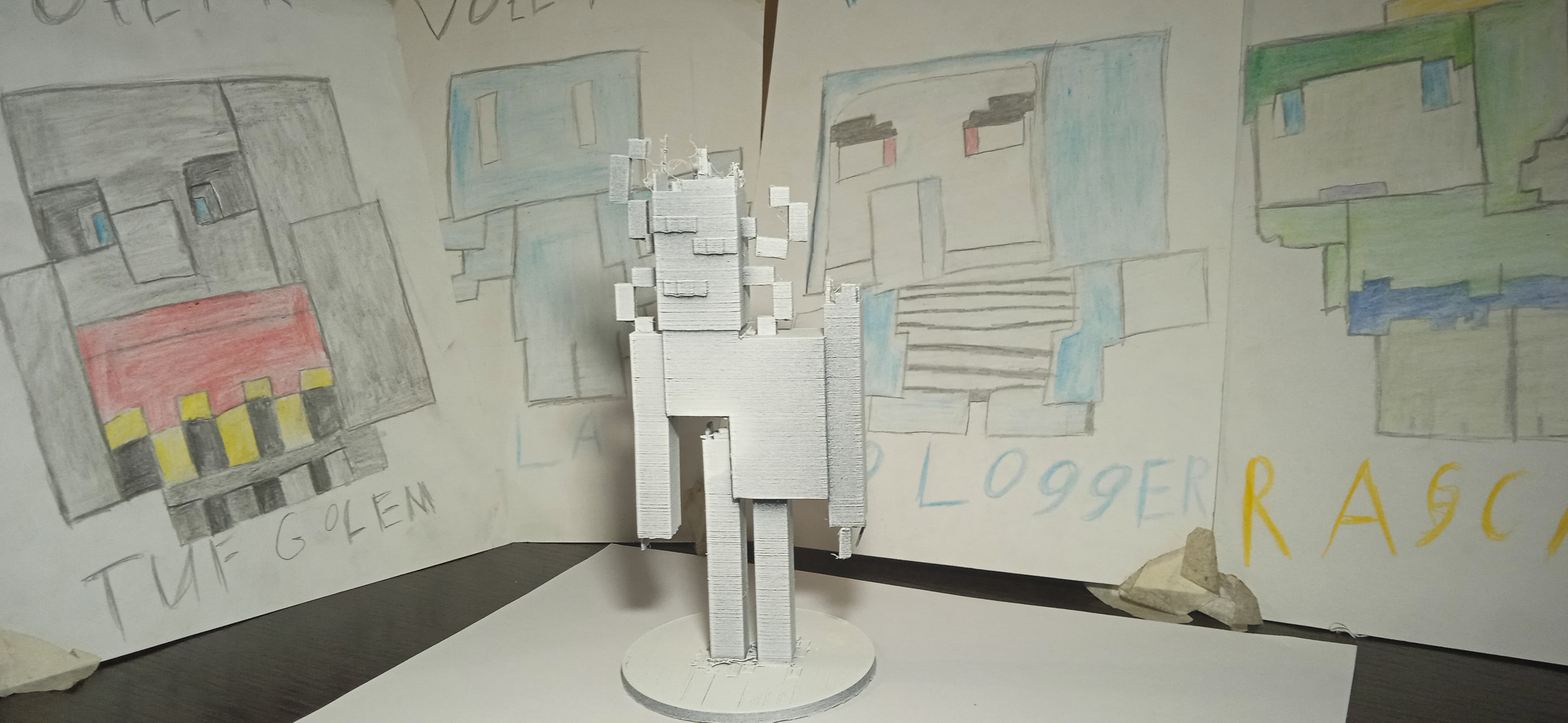 Creaking_Minecraft Mob by ayorka 54 live | Download free STL model ...