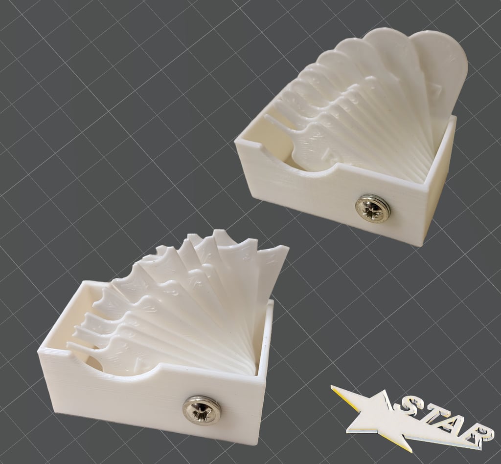 Radius gauge / Radienlehre R1 bis R25 by STxS | Download free STL model ...