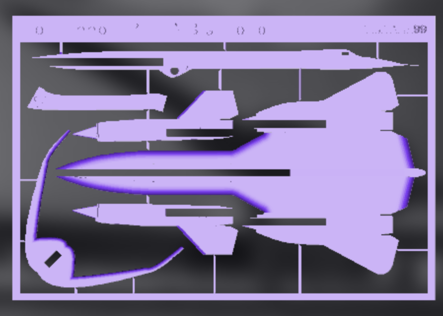 LOCKHEED SR-71 BLACKBIRD + STAND KIT CARD by Parth Chapper | Download ...