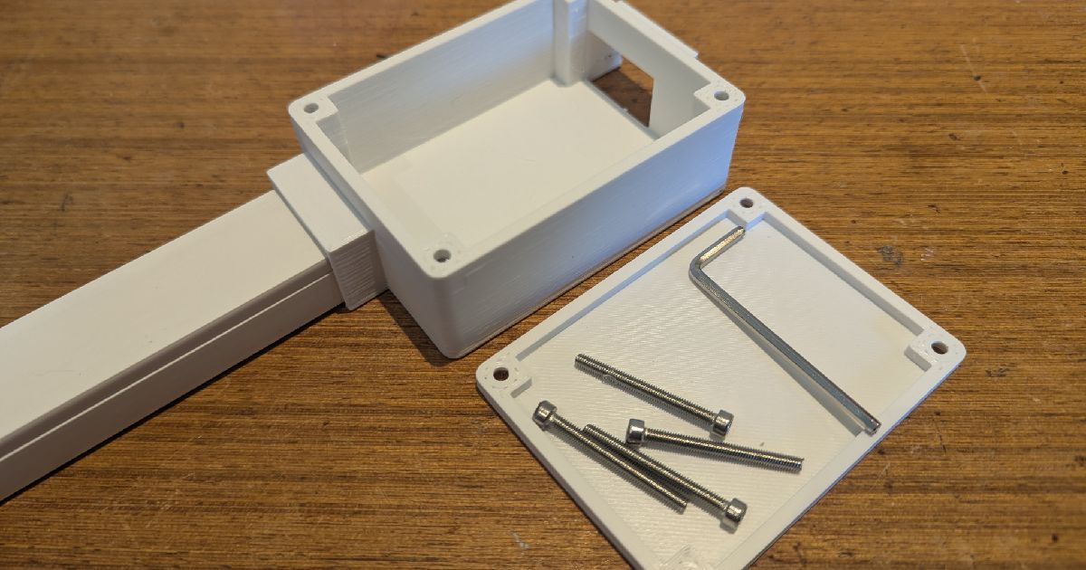 Deta TTE Trunking (2-way) Junction wiring box by smooth_jamie | Download free STL model ...