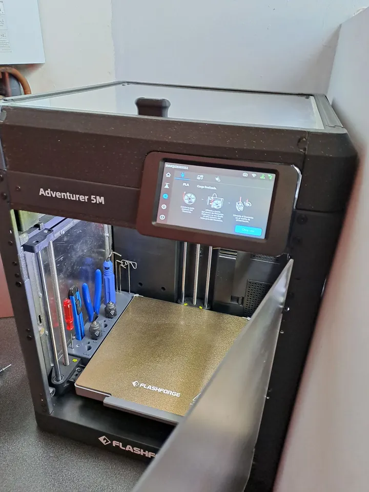 Flashforge Adventurer 5M shelf for tools & noozles by ffontana ...