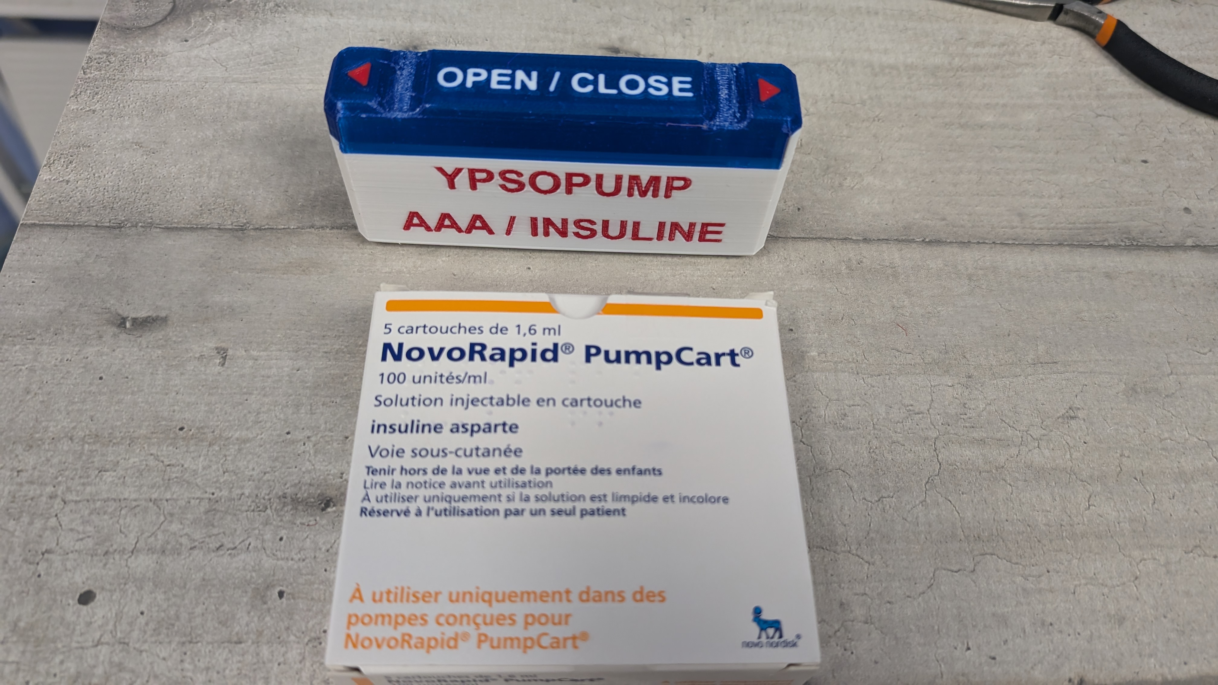 Ypsopump Box Insuline and Battery by KRYS-3D | Download free STL model ...