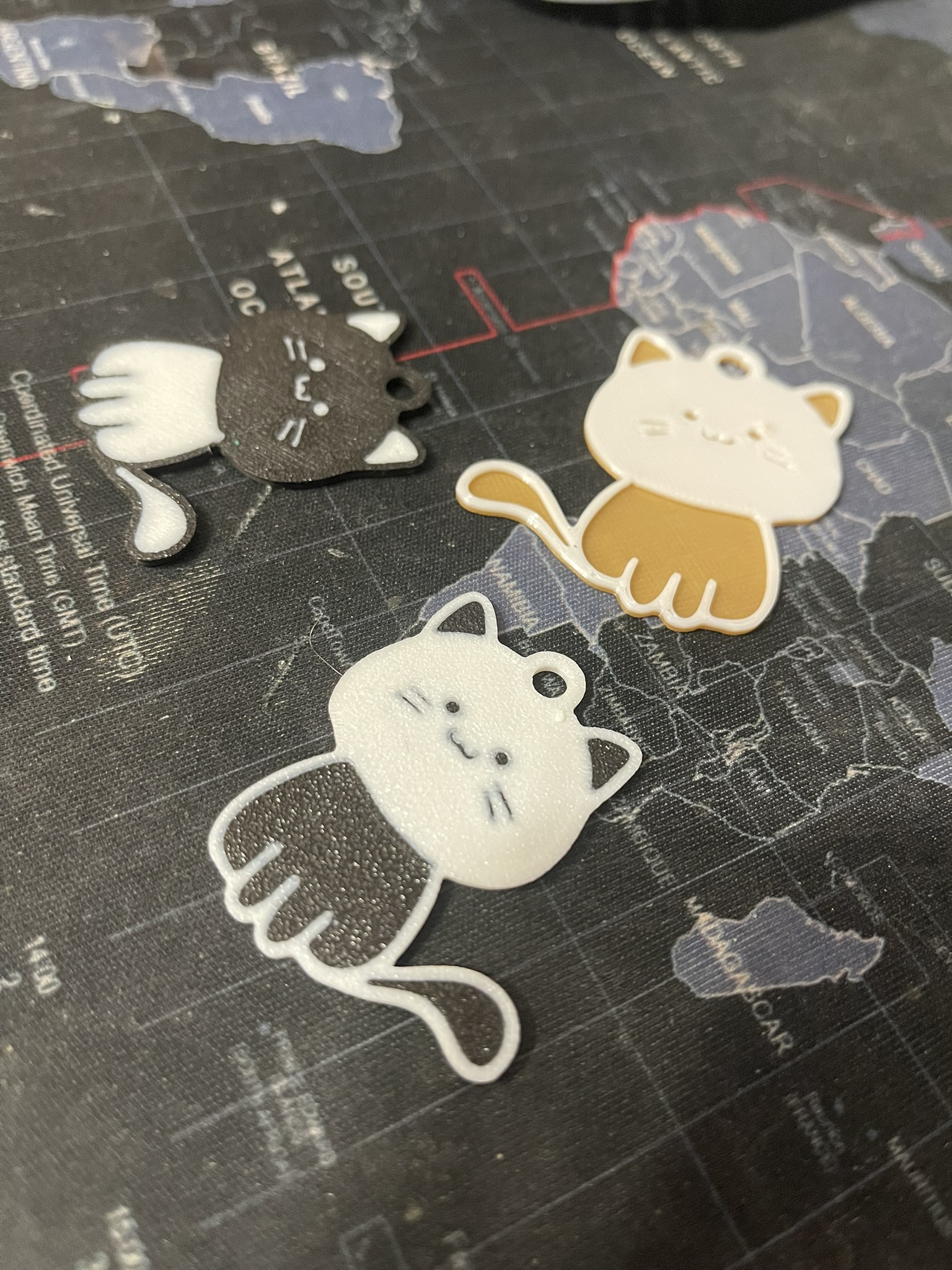 Cat keychain by ideat0m | Download free STL model | Printables.com