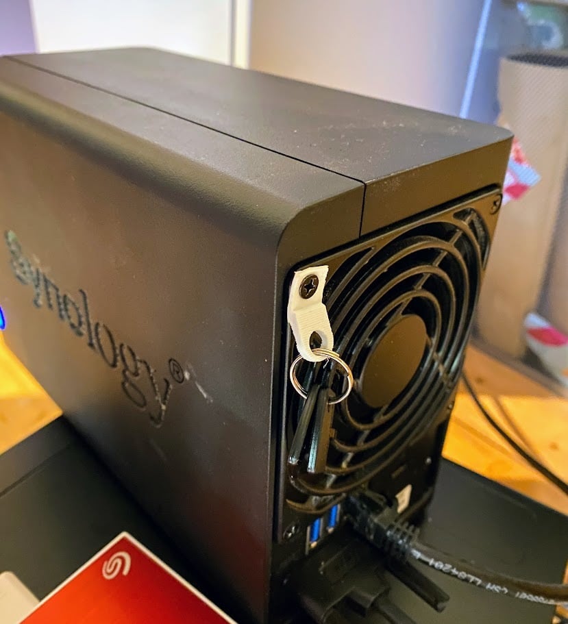 Synology NAS key hanger by Antoni P | Download free STL model ...