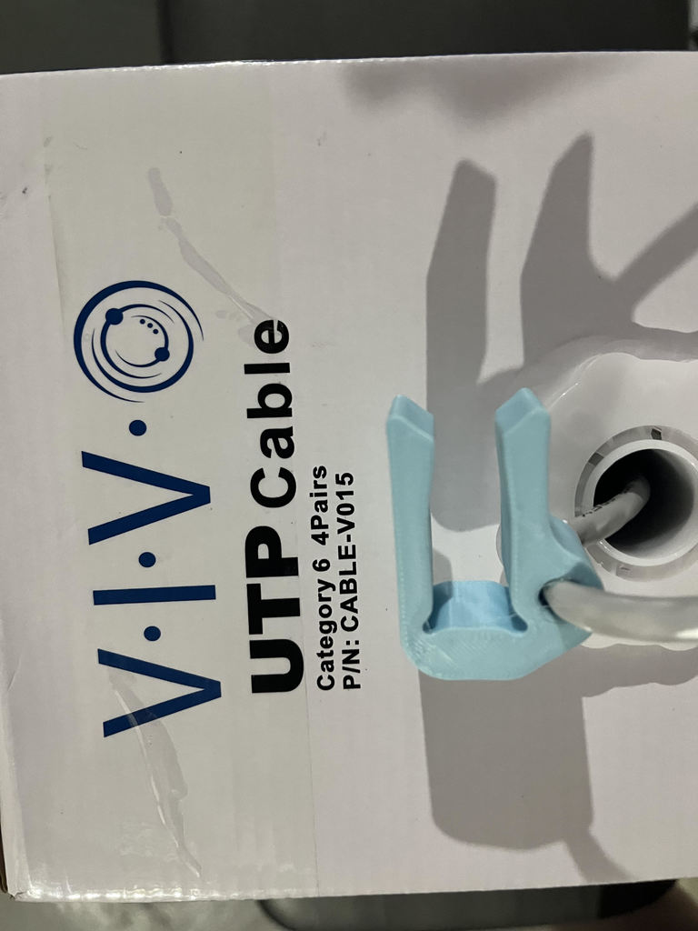 Toolless Outdoor Cable Clip for CAT6 by WillowS | Download free STL ...