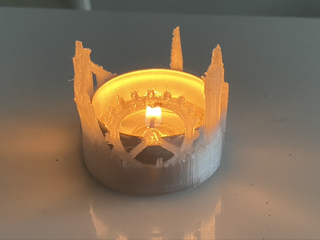 Tea candle light Skyline by manmac | Download free STL model ...