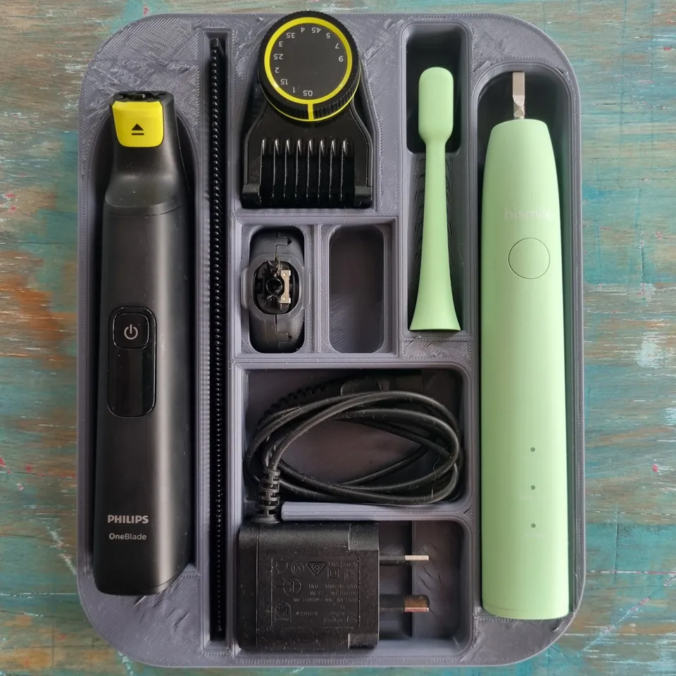 Prototype Case for OneBlade 360 Face PRO electric shaver and Hismile ...