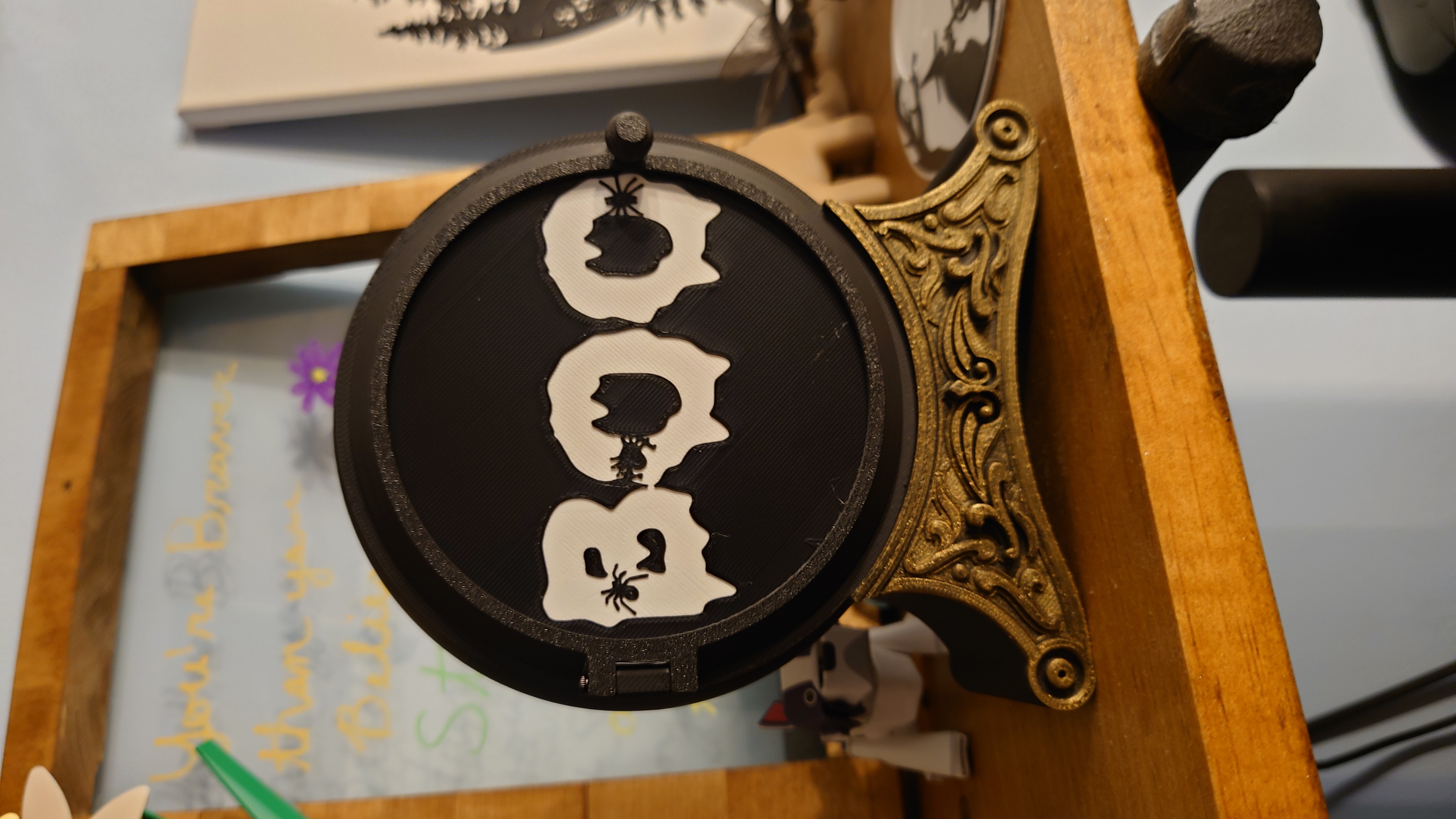 BOO scene for Halloween Tea Light Display by @JamesThePrinter by Tyler ...