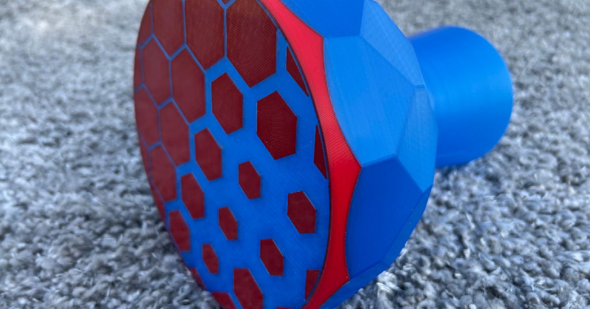 HexDrum with Hollow Body, Flat Top, and Paintable Rim by shiftclickme ...