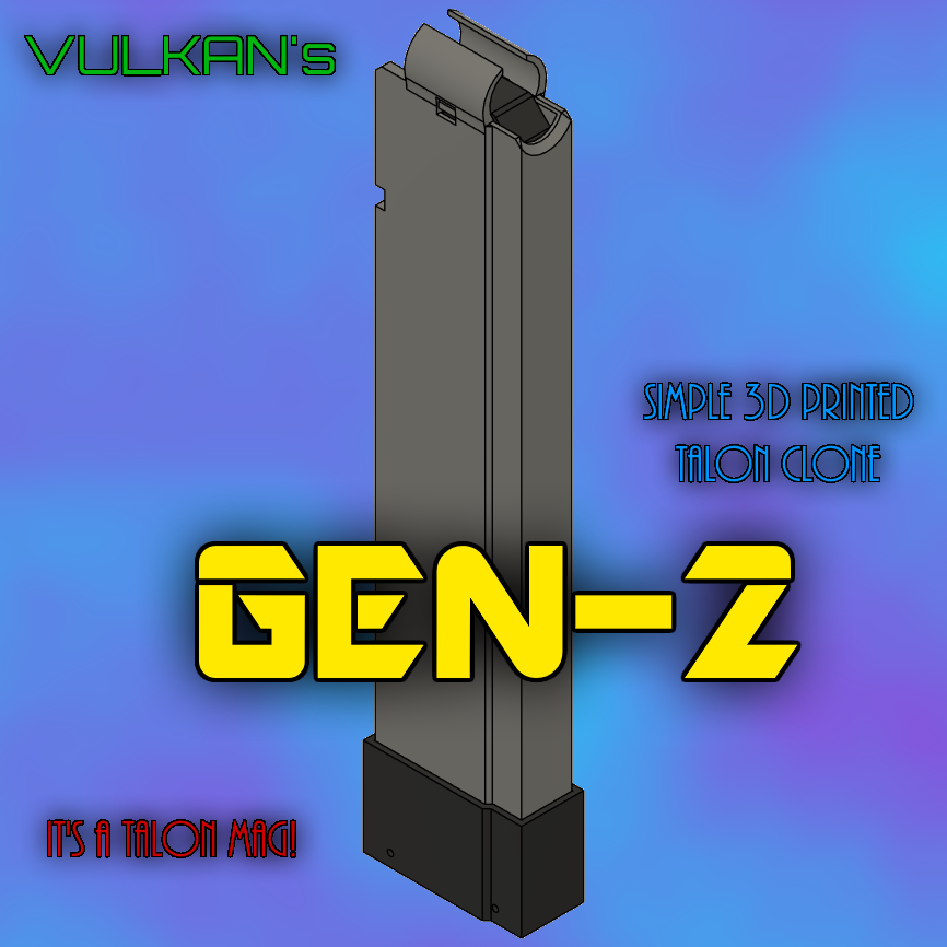 Vulkan's Simple 3D Printed Talon Clone Gen-2 by Vulkan | Download free ...