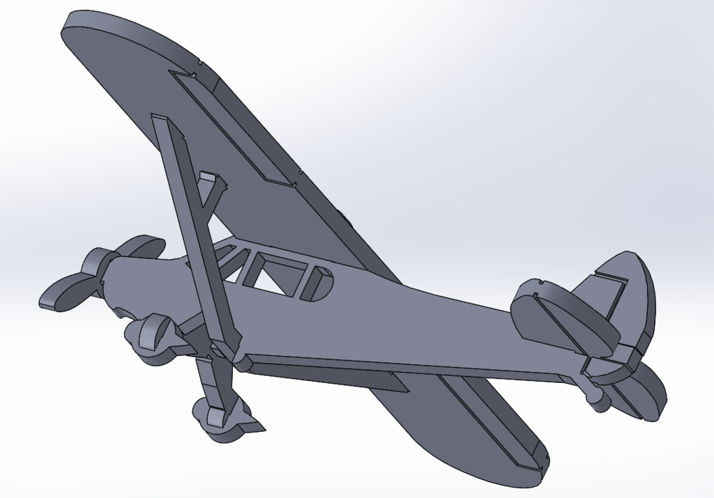 Piper J-3 Cub Aircraft Model Card par benmoulton | Téléchargez ...